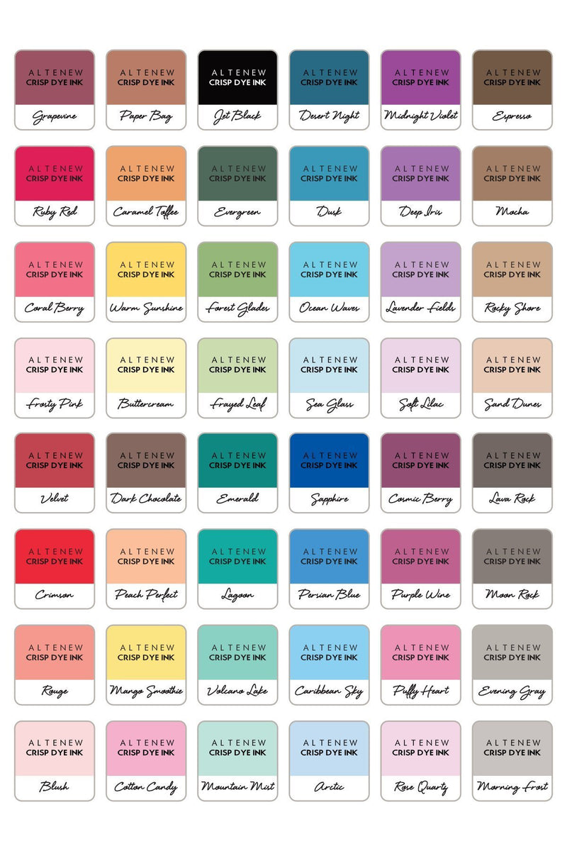 Altenew - 48 Mini Ink Cube Labels Decal Set - Mini | Design Creative Bling