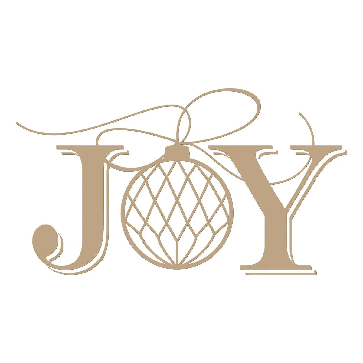 Spellbinders - Glimmer Hot Foil Plates - Joy | Design Creative Bling